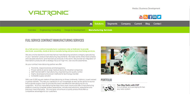 Valtronic medical manufacturing white paper - Today's Medical Developments