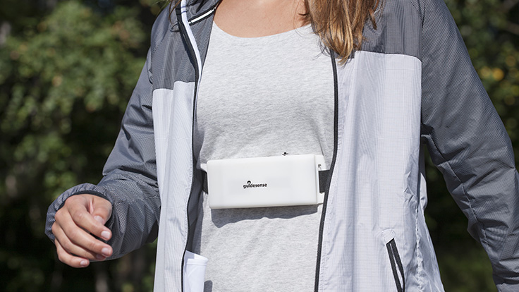 Wearable sensor device helps visually impaired sense environment ...